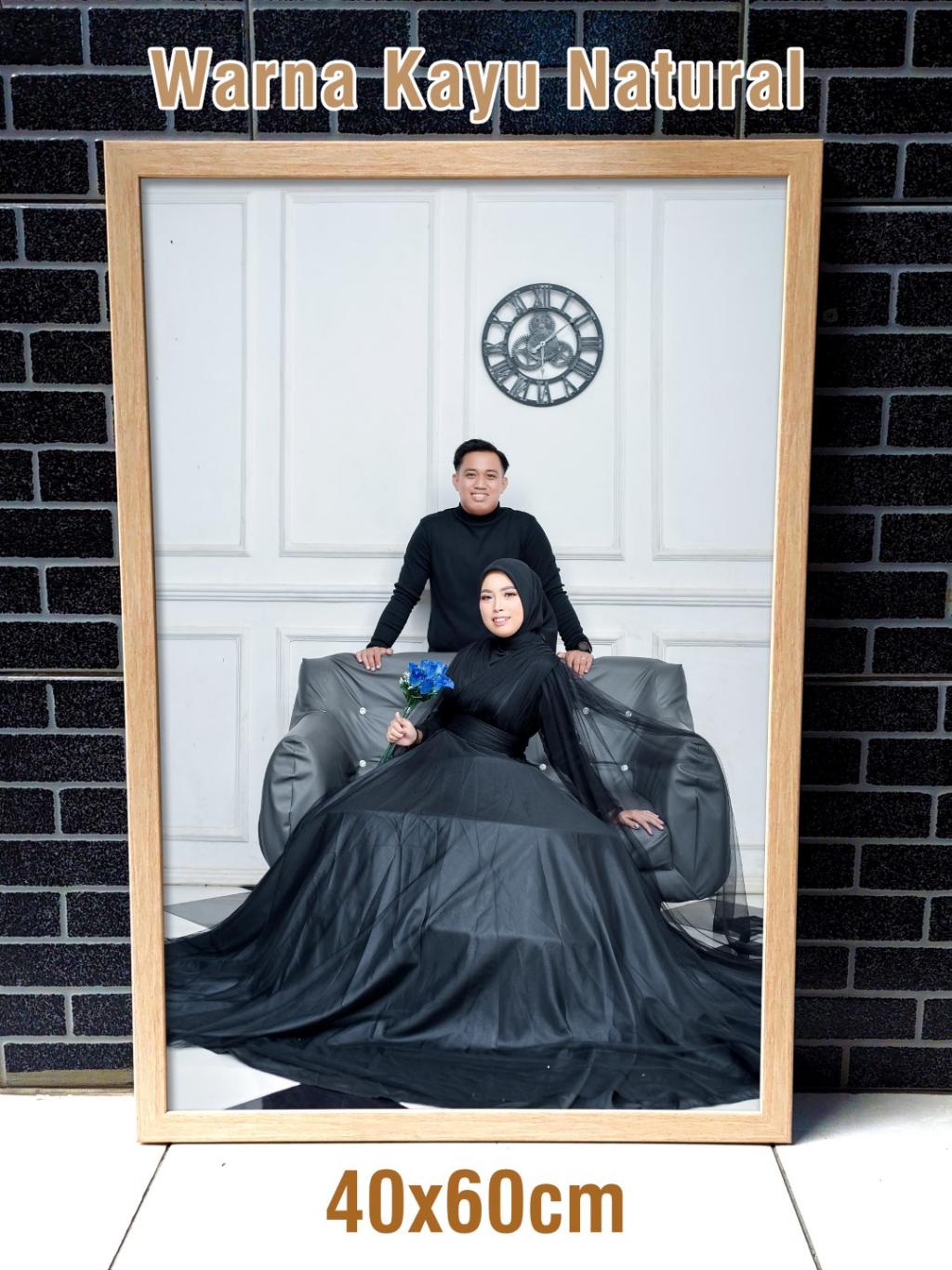 Jual Paket Foto Bingkai 40x60 16R Jumbo 16Rs A2 Dekorasi Prewedding ...