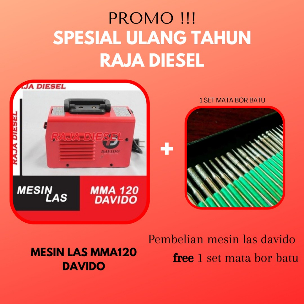 Jual MESIN LAS MMA 120 900 WATT KOPER DAVIDO WELDING MACHINE | Shopee ...
