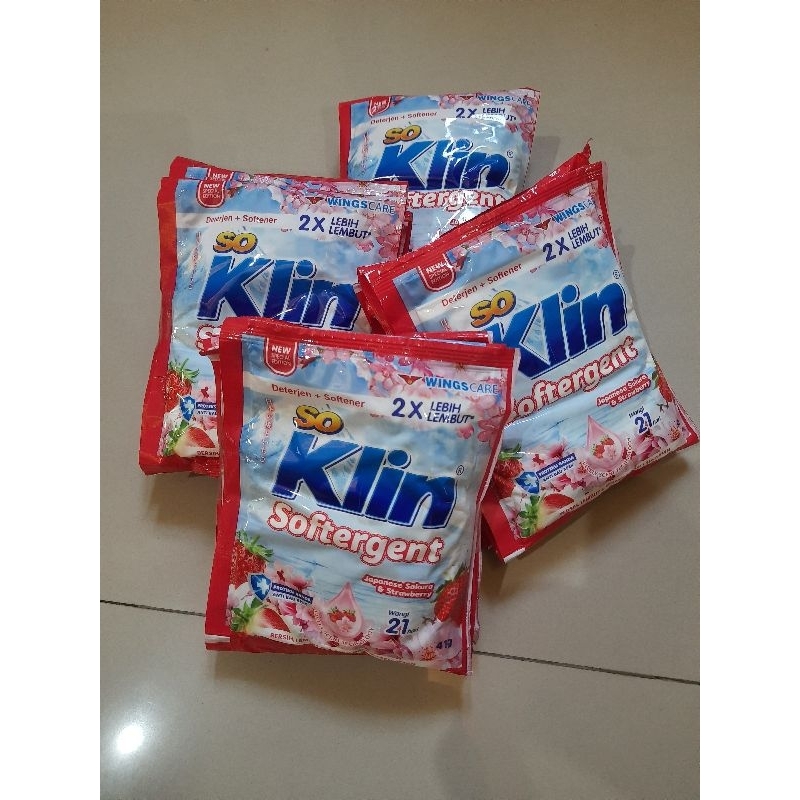Jual so klin detergent 6 sachet | Shopee Indonesia