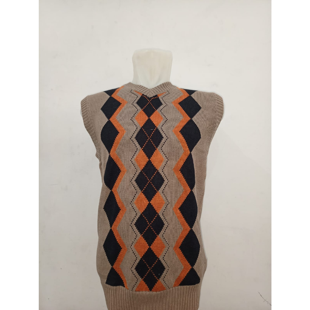 Jual Rompi rajut/Rompi motif Sido laki-laki seri B | Shopee Indonesia