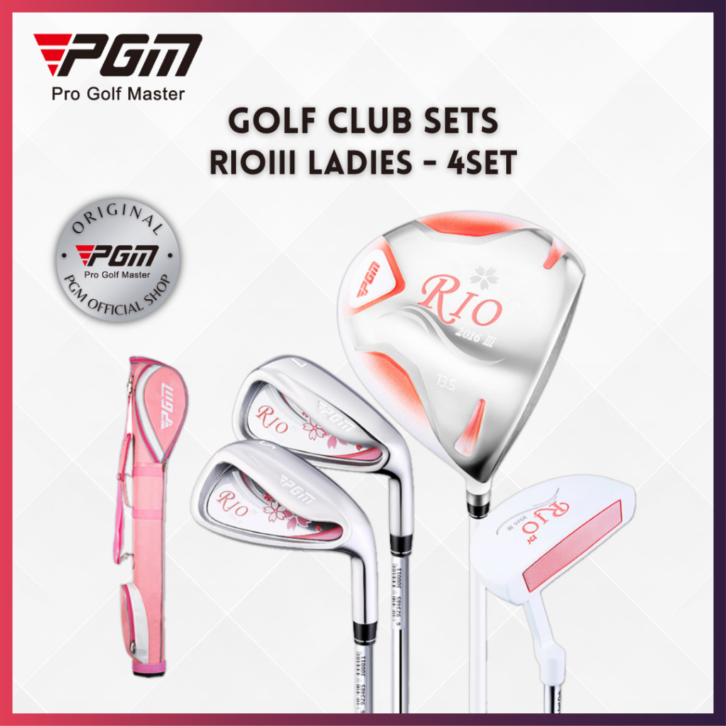 Jual PGM Golf Stick RIO III Ladies 4 Set Graphite Carbon Lite Version ...