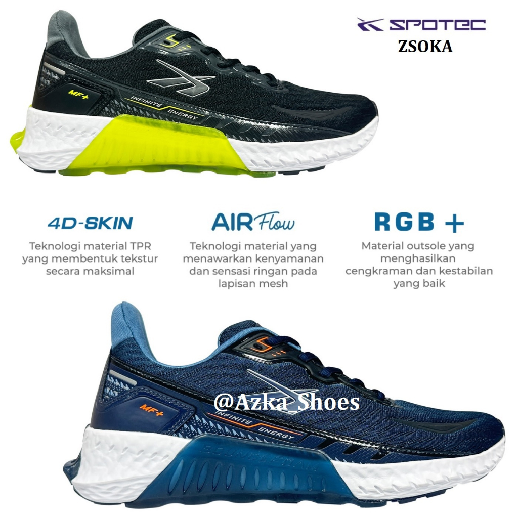 Jual SPOTEC ZSOKA | Sepatu Lari | Sepatu Running | Sepatu Original ...