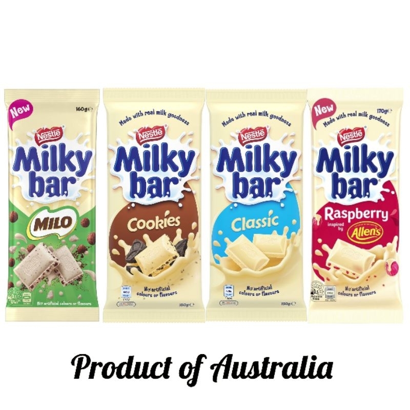 Jual Nestle Australia Milkybar 180g Block/Nestle Coklat/Coklat Nestle ...