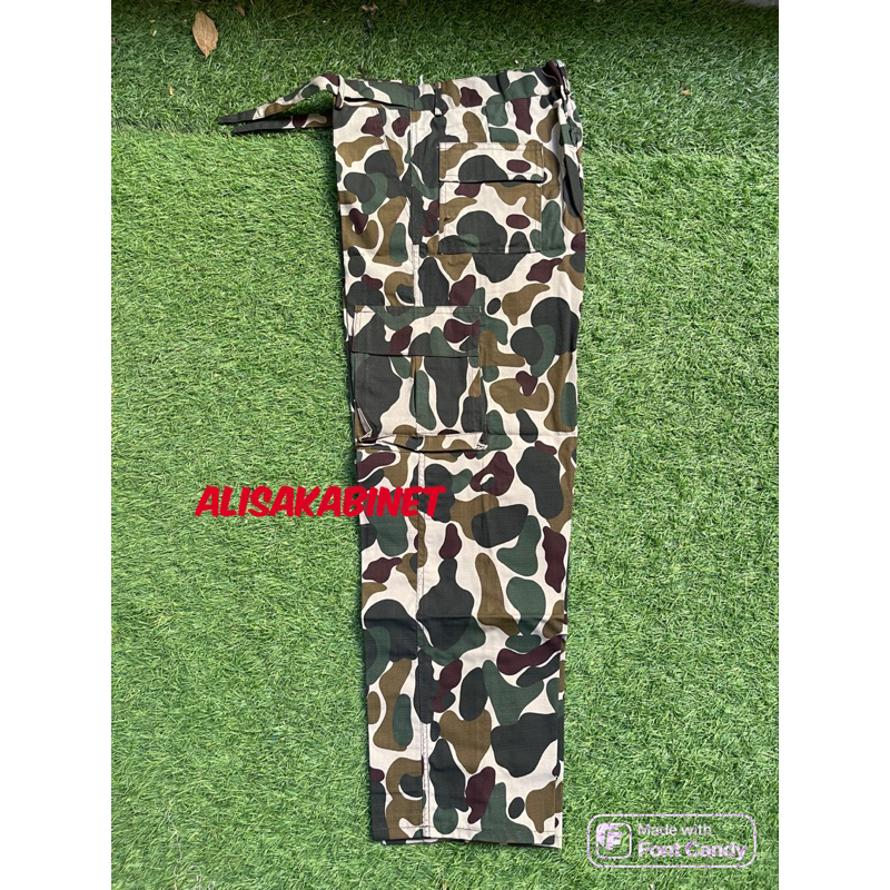 Jual Celana Panjang Cargo PDL Loreng KKO TNI AL | Shopee Indonesia
