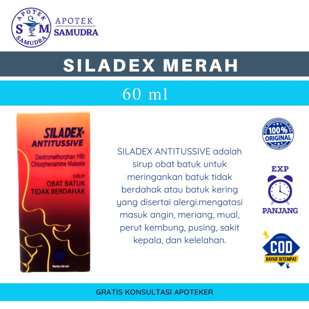 Jual Siladex Merah - 60 ml obat batuk kering obat batuk karena alergi ...