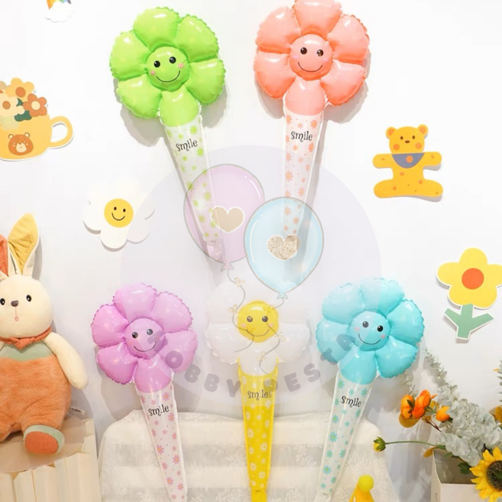 Jual PAKET USAHA Balon Pentungan Bunga Pastel / Balon Tongkat Bunga ...