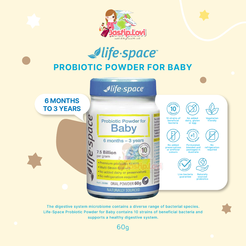 Jual life space probiotic powder for baby ORIGINAL AUSTRALIA | Shopee ...