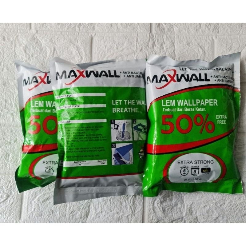 Jual LEM WALLPAPER MAXWALL Perekat wallpaper | Shopee Indonesia