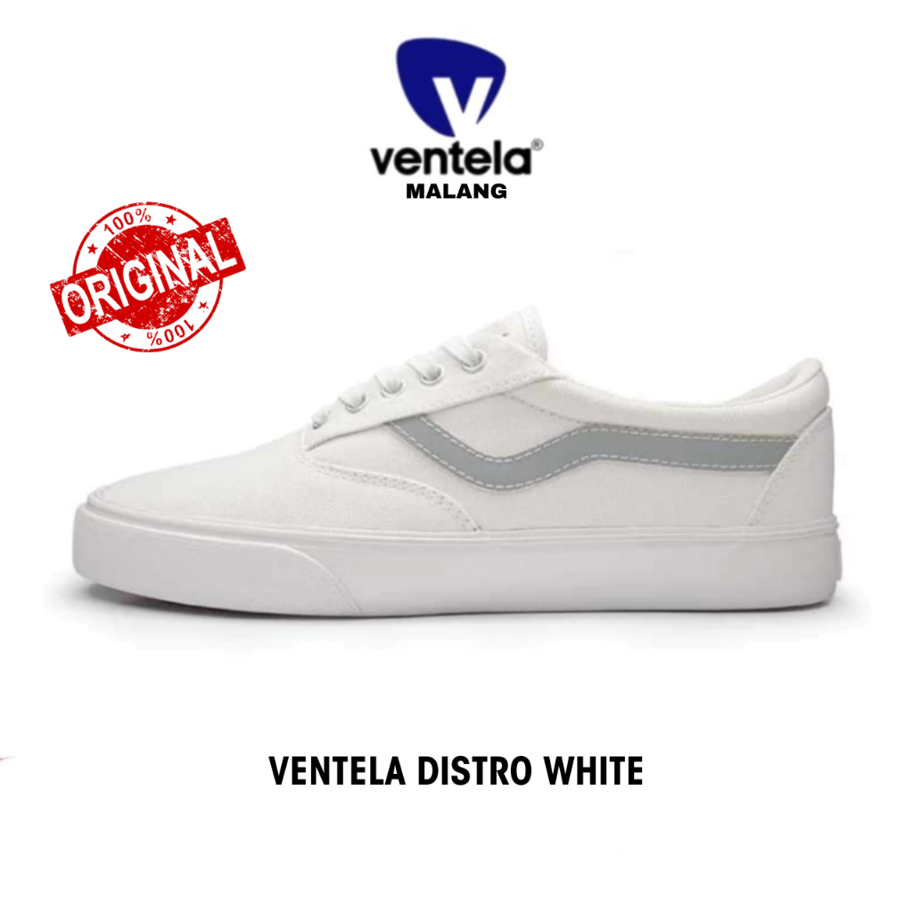 Jual Sepatu Ventela Distro White Original 100% Sepatu Kasual | Shopee Indonesia