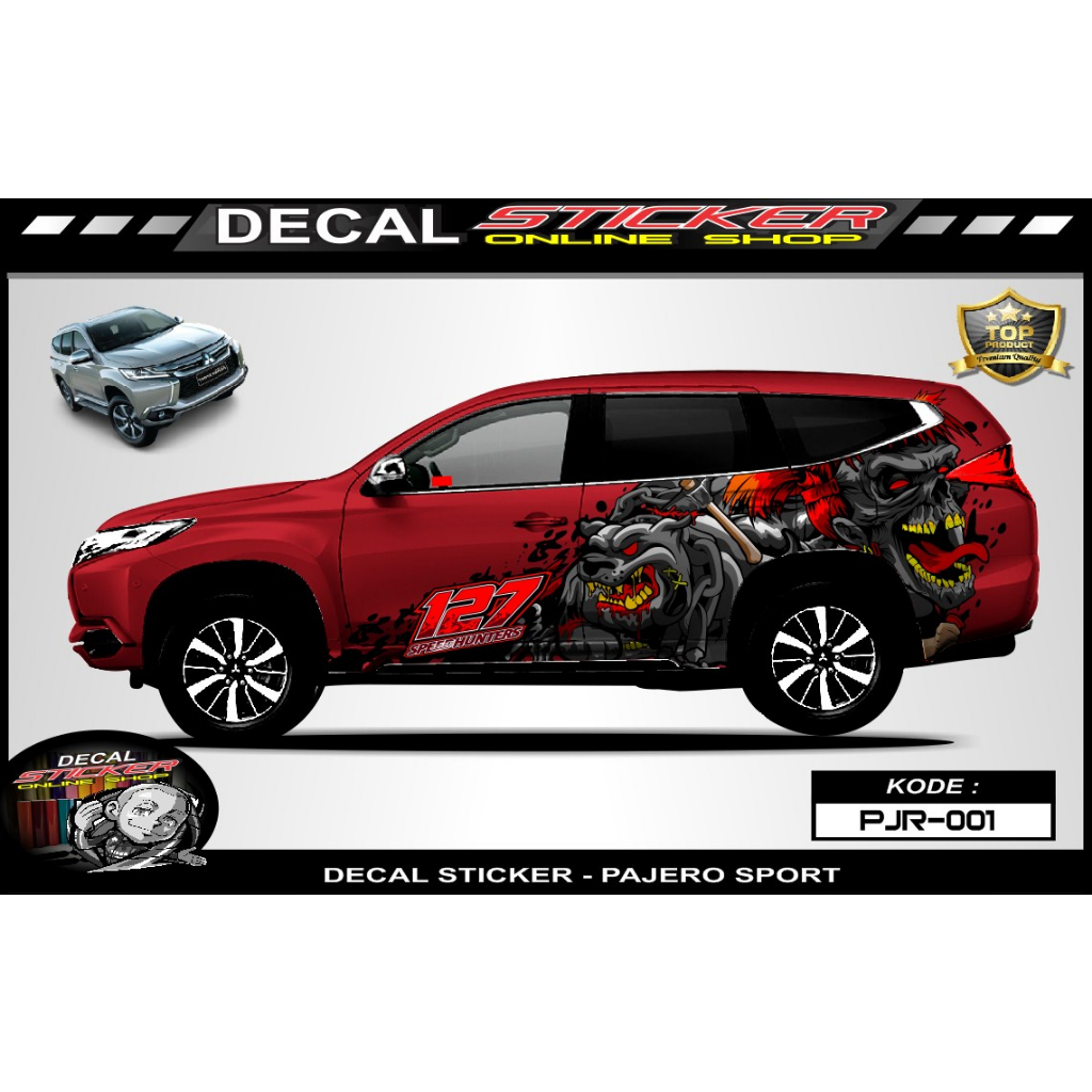 Jual STIKER MOBIL PAJERO DECAL STRIPING VARIASI KEREN | Shopee Indonesia