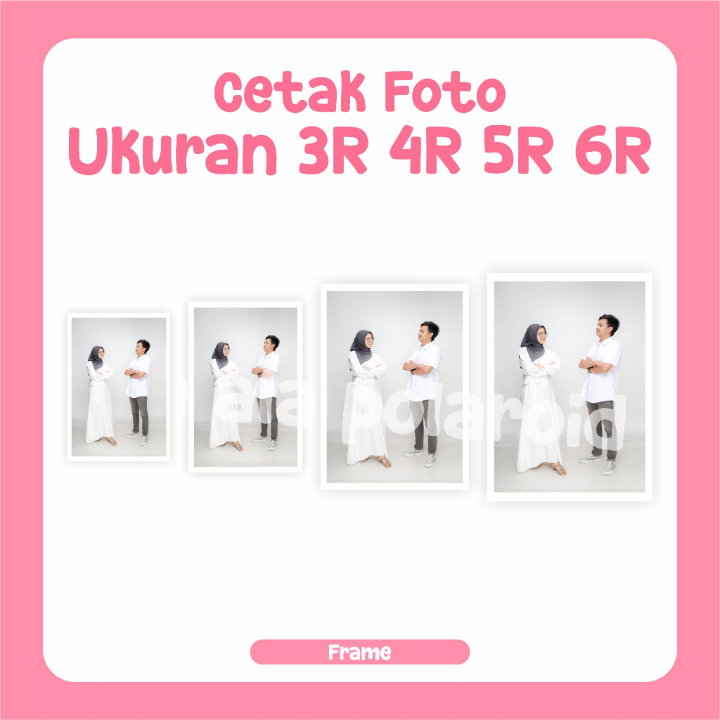 Jual CETAK FOTO UKURAN 3R 4R 5R 6R | laminasi glosy/doff | Shopee Indonesia