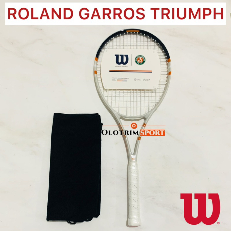 Jual Raket Tenis WILSON ROLAND GARROS TRIUMPH RG Tennis Original ...