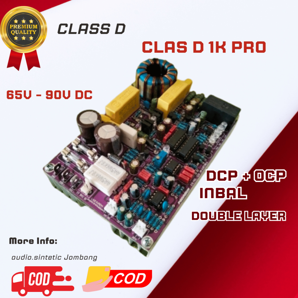 Jual Driver Class D | D 1K PRO | Komponen Bagus | SIap Rakit | Shopee Indonesia