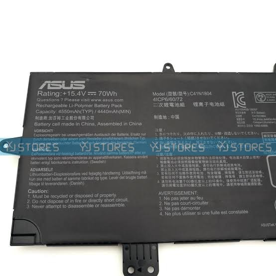 Jual Baterai Battery ASUS ZenBook 14 UX450 UX450FD UX480 UX480FD ...