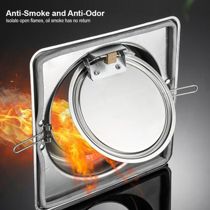 Jual Ducting Reducer Katup Ventilasi Udara Pipa Ducting 1 Arah Anti Bau ...