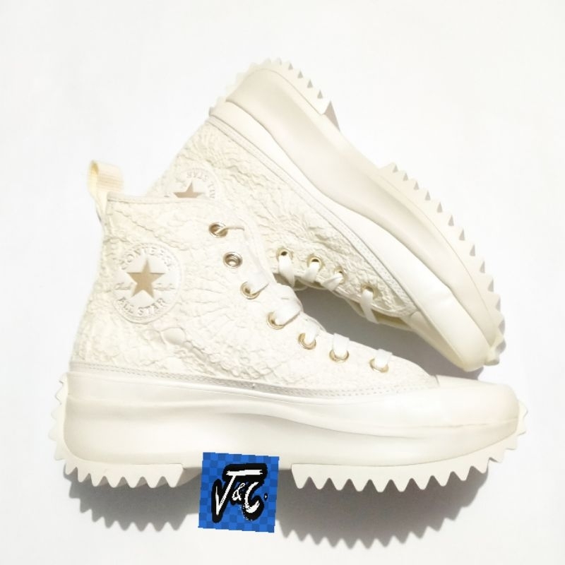 Jual Converse Run Star Hike Platform Festival Daisy Cord crocheted ...