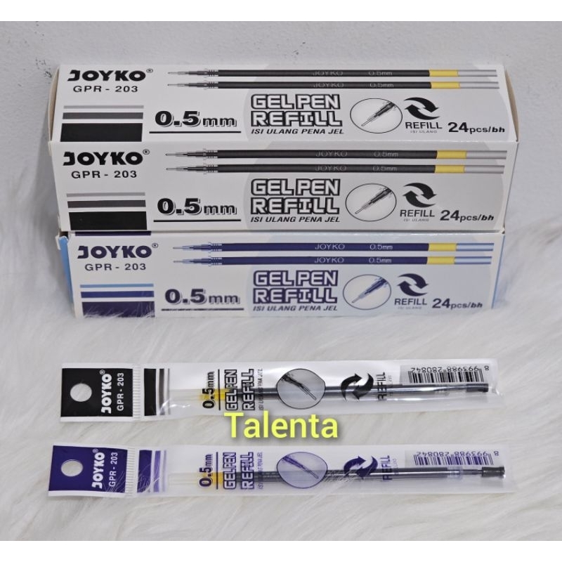Jual Isi Pulpen/Isi Ulang Pen / Refill Pen Joyko Gel GPR-203 Grosir 24 ...