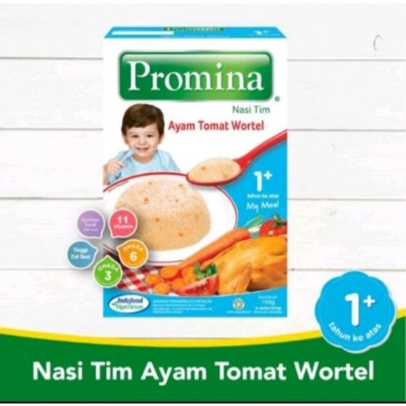 Jual promina nasi tim ayam tomat wortel 1+ tahun 100gr | bubur bayi ...