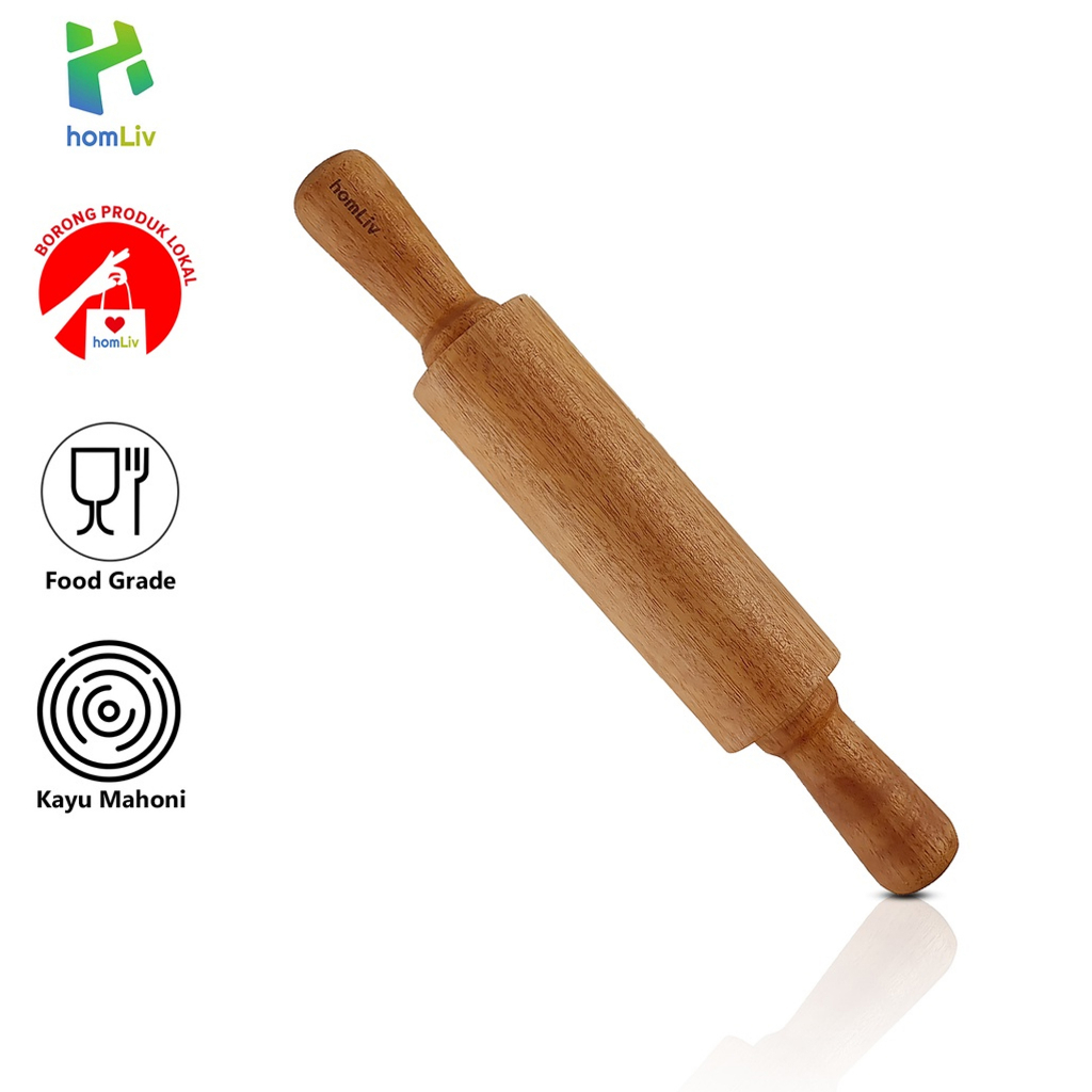 Jual Tchome HOMLIV Rolling Pin Handle Amaru Penggiling Adonan Bahan ...
