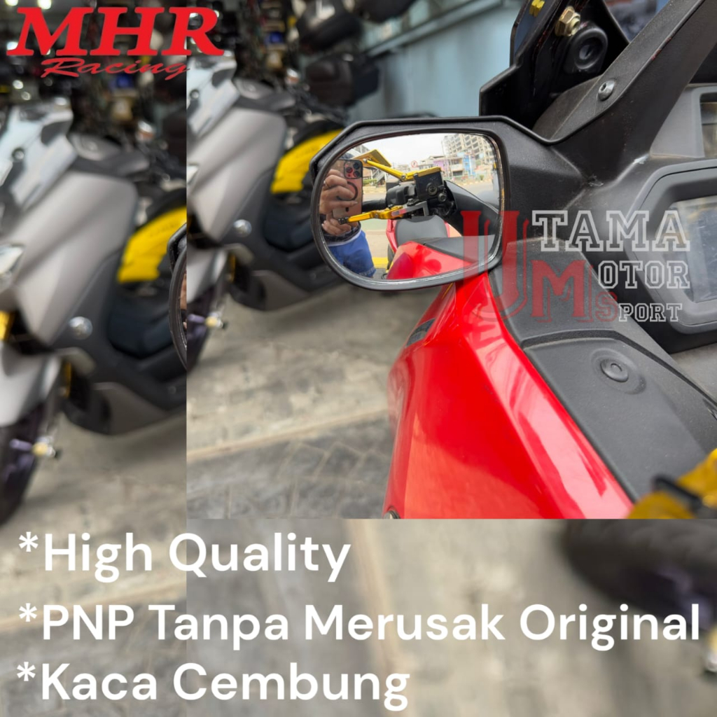 Jual Spion Kuping Xmax-250/300 Model SR-1 New MHR Racing Kaca Cembung ...