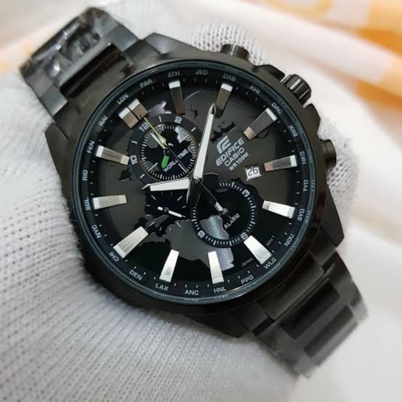 Jual CASIO EDIFICE JAM TANGAN PRIA COWOK ANTI TAHAN AIR SPORT RANTAI ...