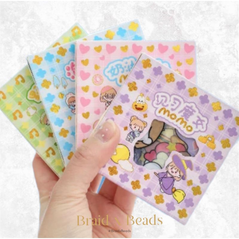 Jual Sticker 1 Box MOMO Lucu Waterproof Aesthetic untuk Hiasan ...