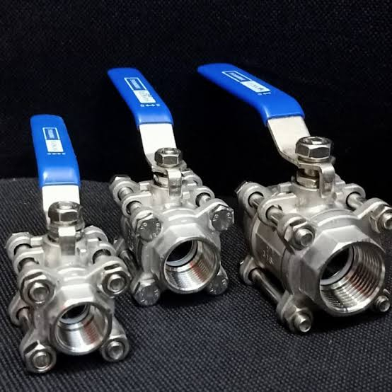 Jual Ball Valve 3PC SANKYO Stainless 316 type model 3PC SS316 1/4" 3/8 ...