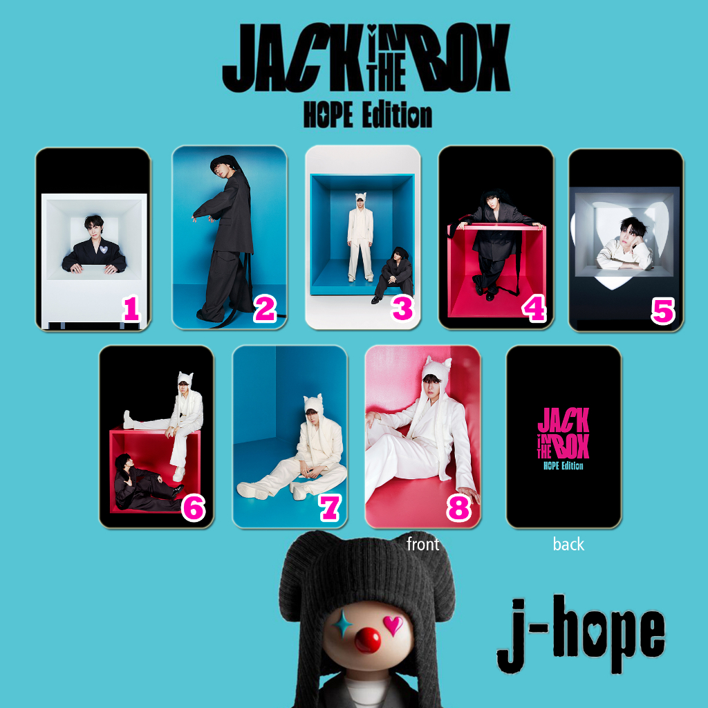 Jual PC-1381, Photocard J-Hope BTS Jack in The Box (Hope Edition) 2 sisi | Shopee Indonesia