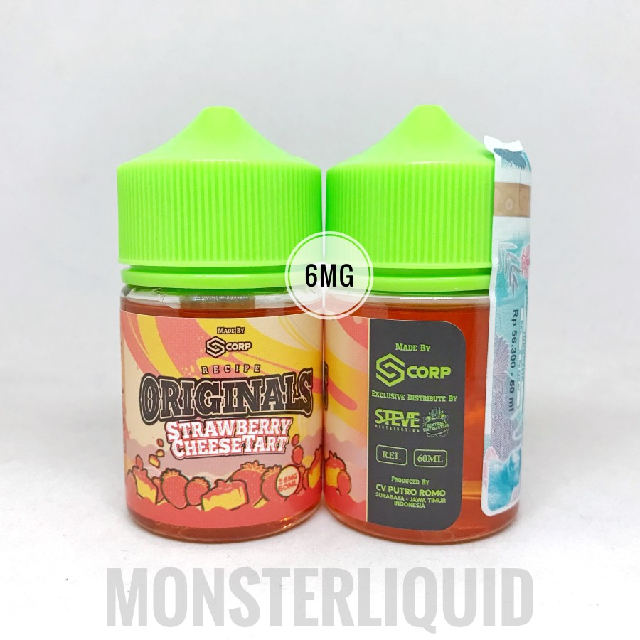 Jual RECIPE ORIGINALS V1 STRAWBERRY CHEESETART BY SS CORP 6MG 60ML ...