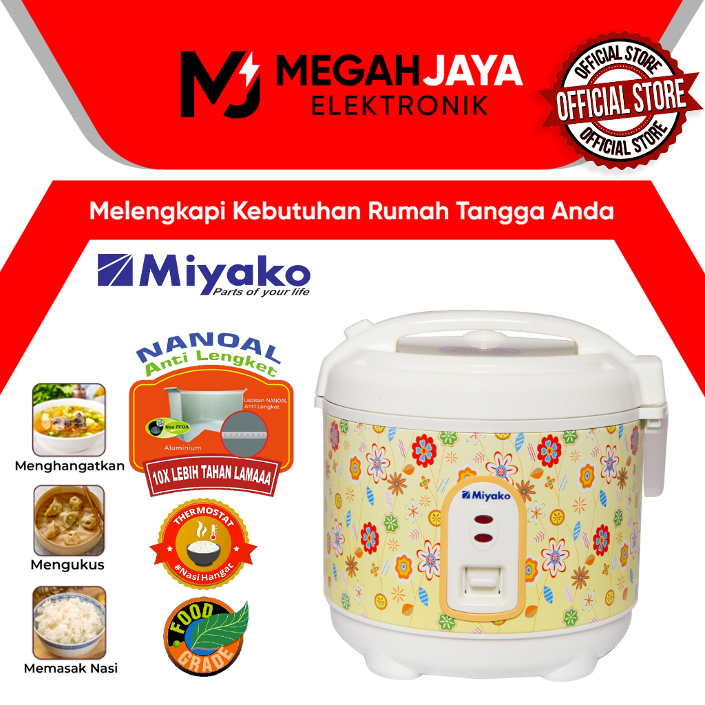 Jual [COD READY] MIYAKO RICE COOKER / MAGIC COM MCM609 / MCM 609 / MCM ...