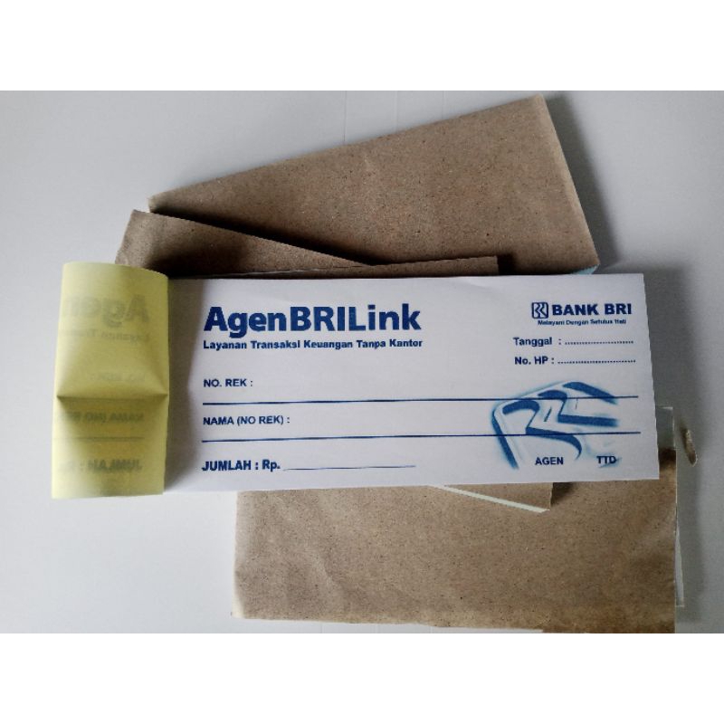 Jual NOTA SLIP SETORAN AGEN BRILINK - KWITANSI BRILINK | Shopee Indonesia