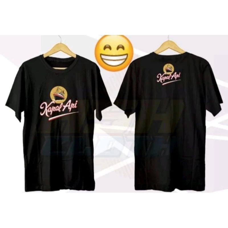 Jual kaos kapal api hitam | Shopee Indonesia