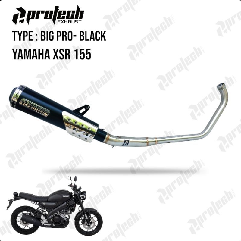 Jual knalpot Protech Big Pro Yamaha XSR 155 E R 9 retro series | Shopee ...