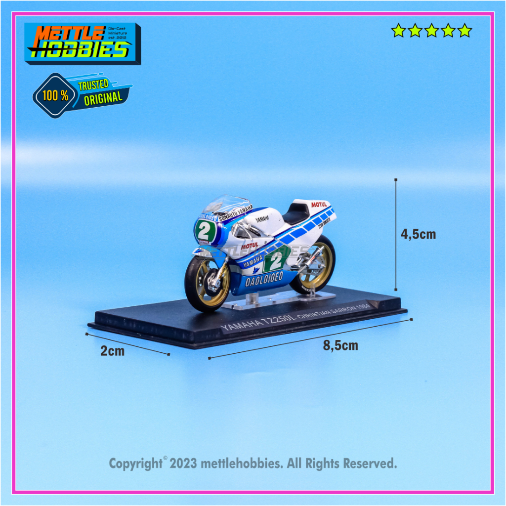 Jual De Agostini Altaya Yamaha TZ250L Christian Sarron Moto GP 1984 ...