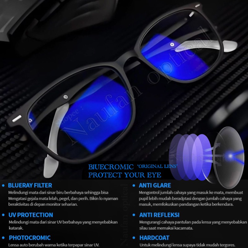 Jual ( BIG SALE ) kacamata For gaming | kacamata Bluecromic protect ...