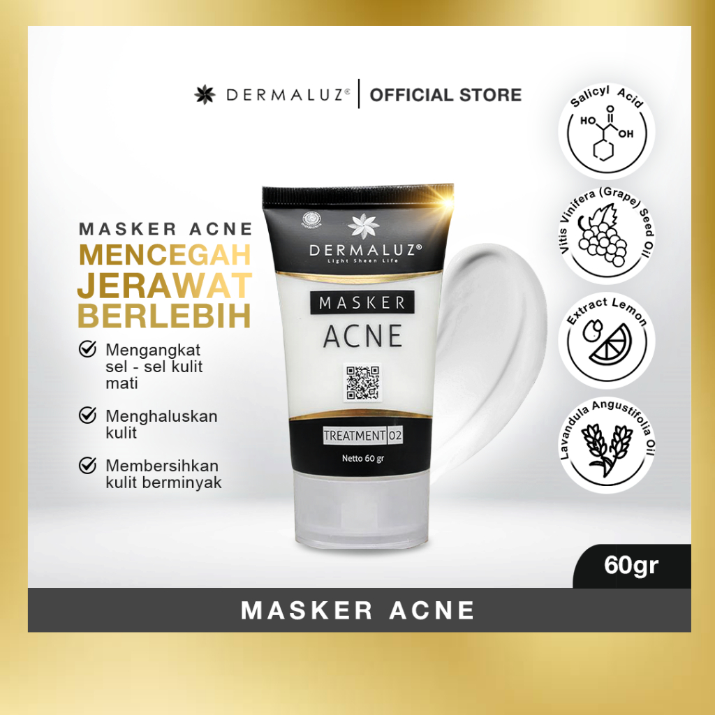 Jual DERMALUZ Masker Acne Treatment | Shopee Indonesia