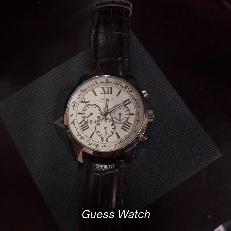 Jual Jam tangan Guess watch original leather kulit asli pria wanita ...