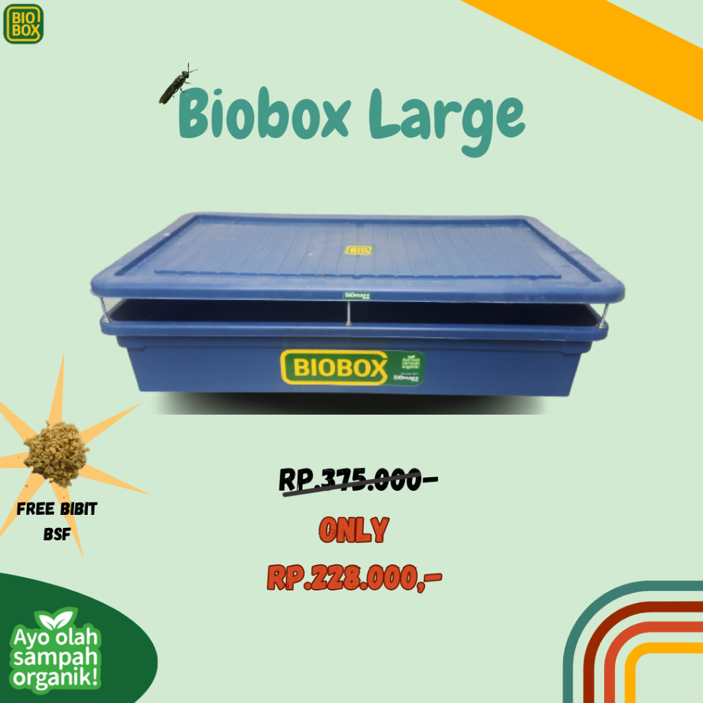 Jual Biobox Promo free telur box maggot tempat amggot box budidaya ...
