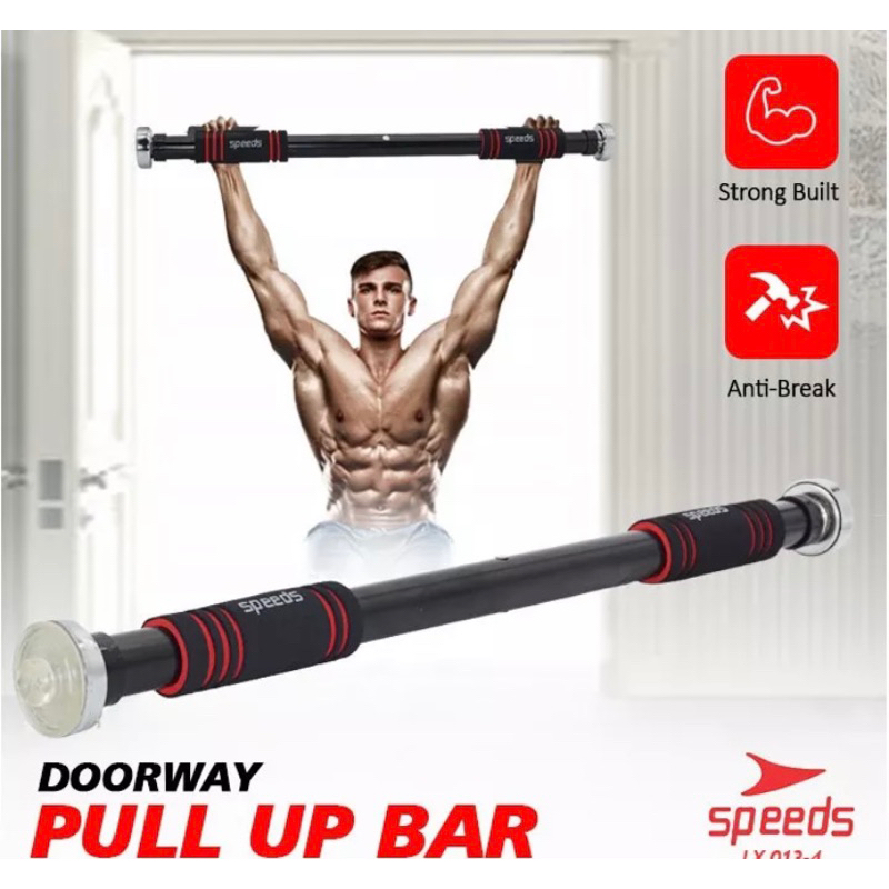Jual Alat pull up bar fitness black red | Shopee Indonesia