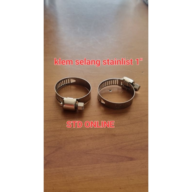 Jual Klem selang stainlist 1 inch | Shopee Indonesia