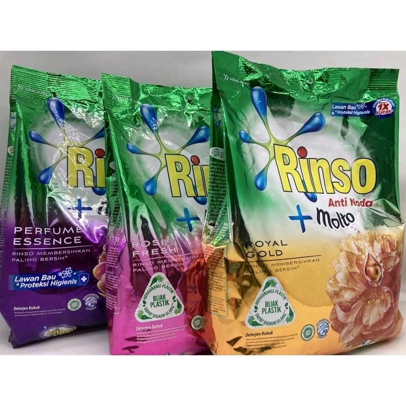 Jual Rinso Anti Noda + molto Deterjen detergent bubuk rinso 770 gram ...