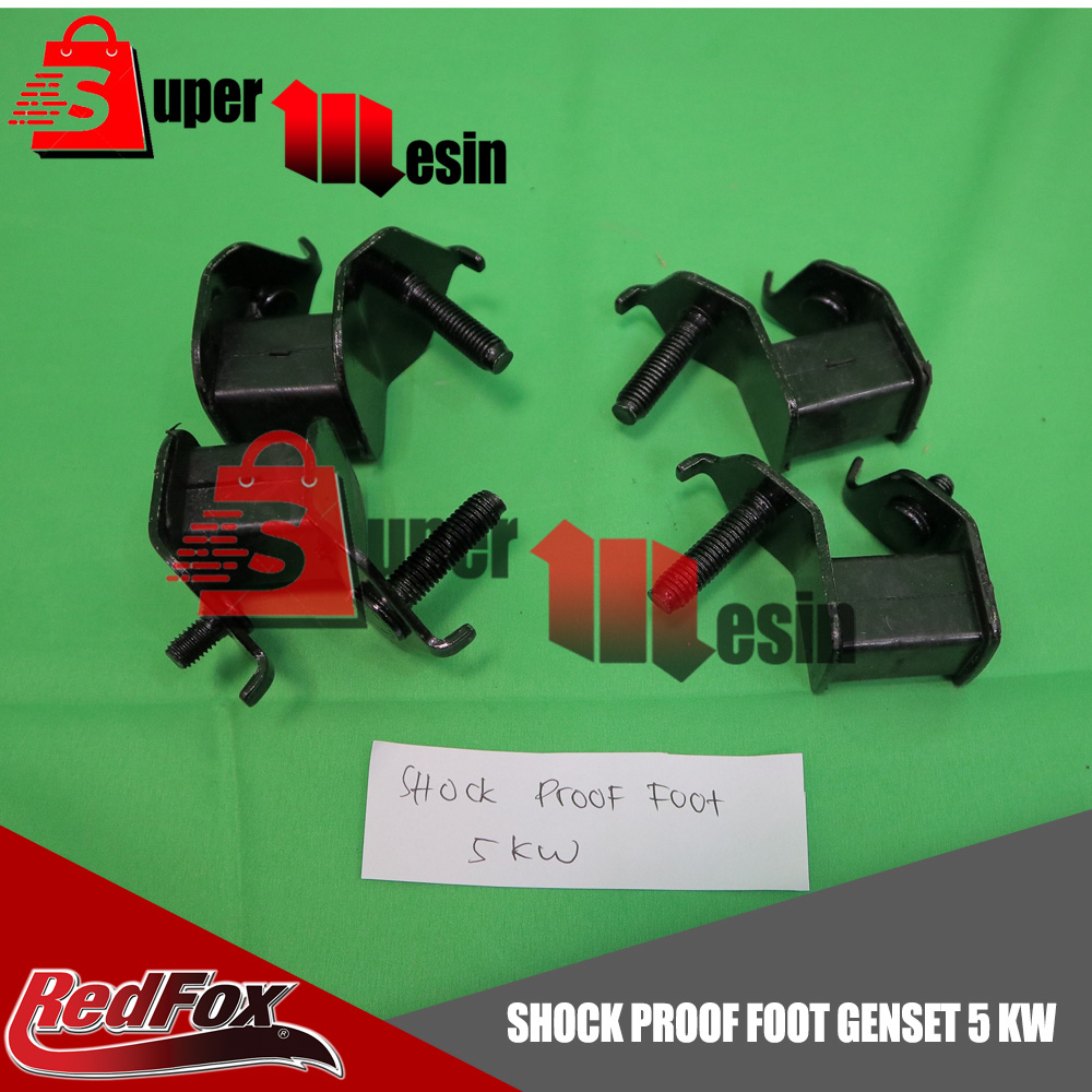 Jual Shock proof foot generator 5 kw karet kaki mesin genset 5000 watt ...