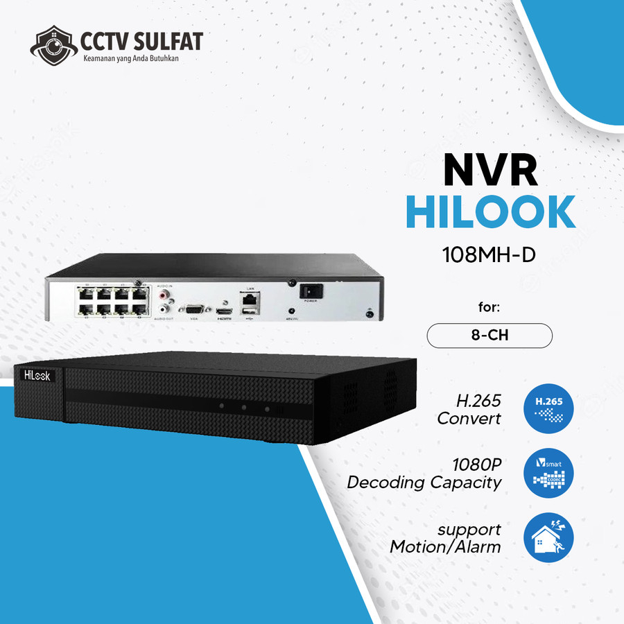 Jual HILOOK NVR-108MH-D 8CH | Shopee Indonesia