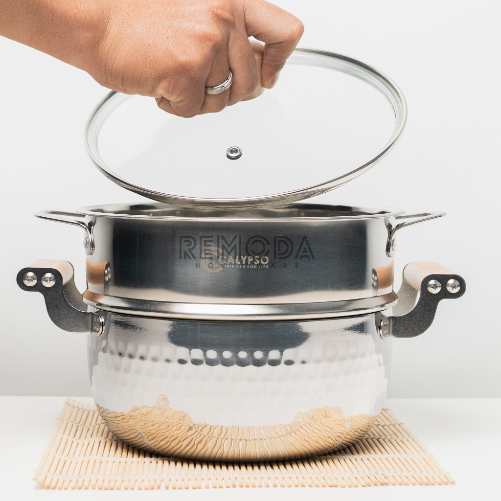 Jual Calypso Korean Steamer Pot 20-22cm Stainless Steel | Shopee Indonesia