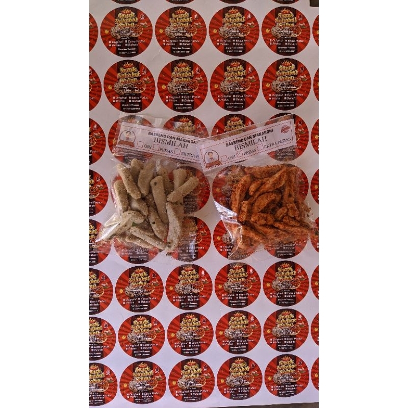 Jual basreng virall daun jeruk kemasan ecer 2ribu pedas &extra pedas ...