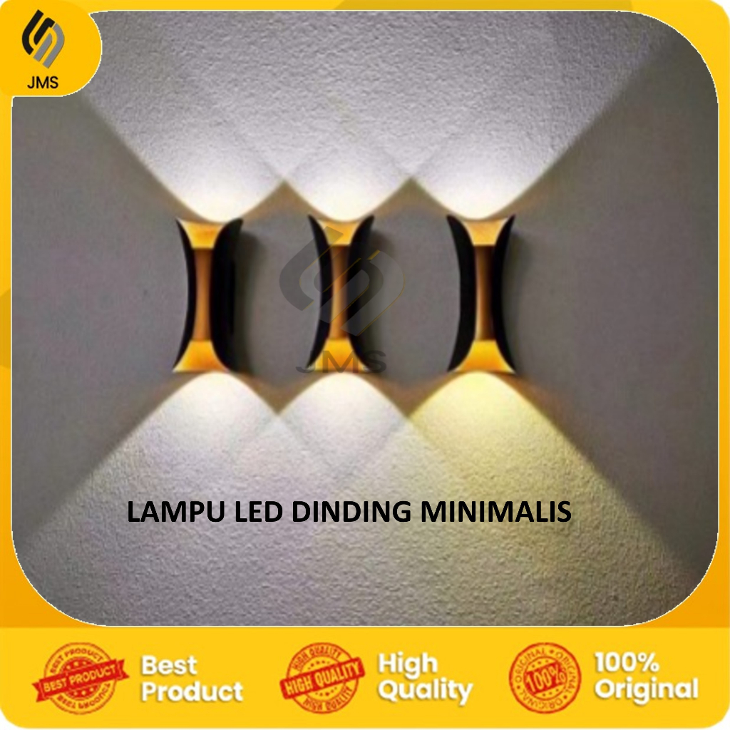 Jual LAMPU LED DINDING GOLD MODERN / LAMPU DINDING / DINDING LED ...