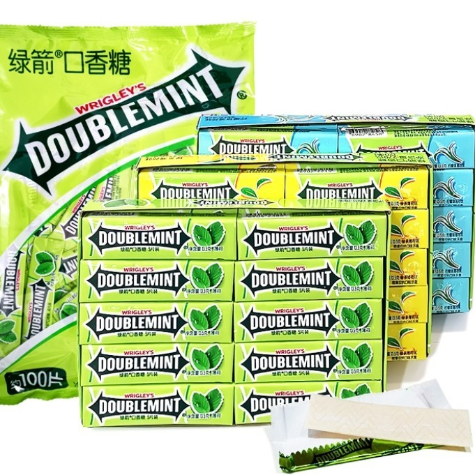 Jual Wrigley's doublemint (Permen Karet) IMPORT BUBBLE GUM DOUBLEMINT ...