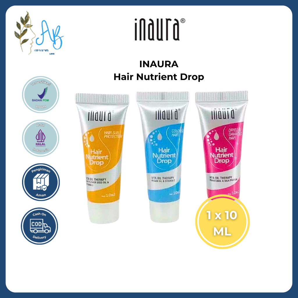 Jual Inaura Hair Nutrient Drop 1 x 8 ML DRY & DAMAGED / HAIR SUN ...