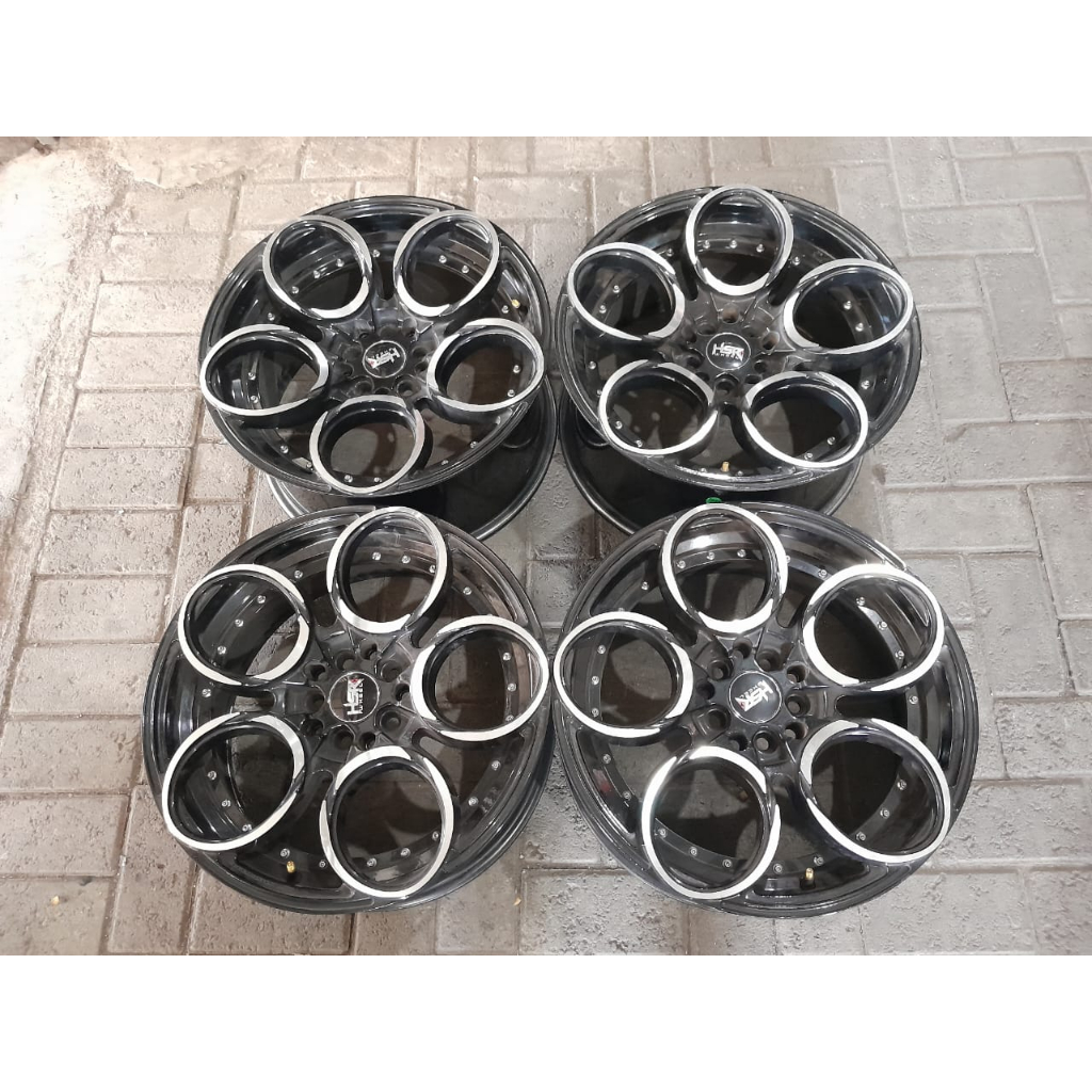 Jual VELG MOBIL RACING HSR CIRCLE R17x7,5/8,5 PCD 5x100, 5x114 ET38/33 ...