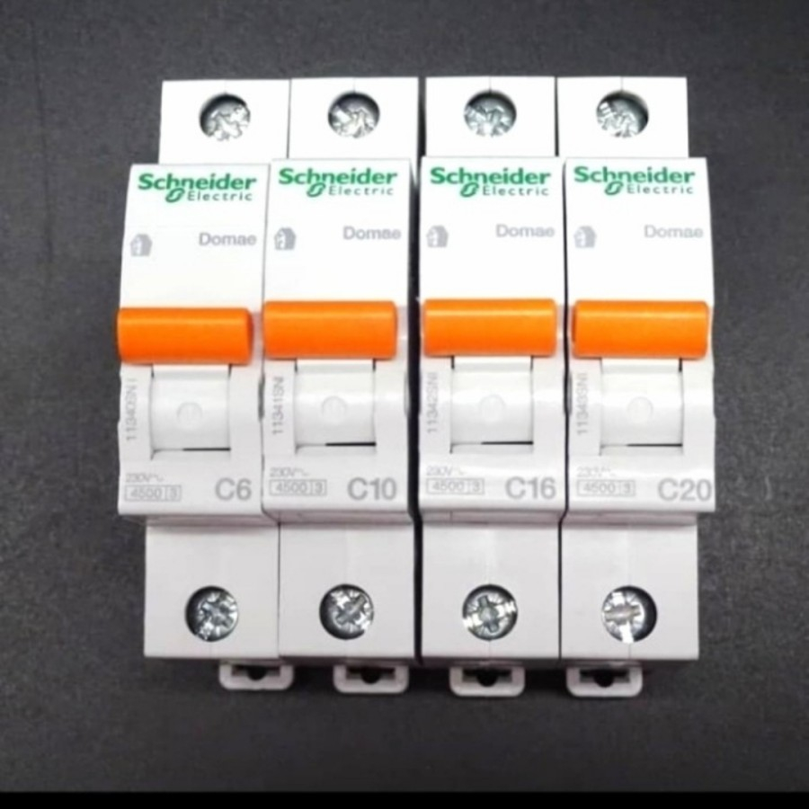 Jual Schneider MCB 2 Amper 4 Amper 6 Amper 10 Amper 16 Amper 20 Amper ...